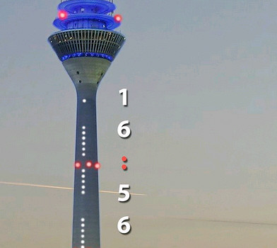 La Rheinturm di Düsseldorf, il più grande orologio del mondo - Studentville